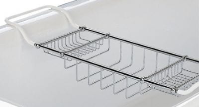 Miller Classic Chrome Bathroom Extendable Bath Rack, 662c - Kitchens ...