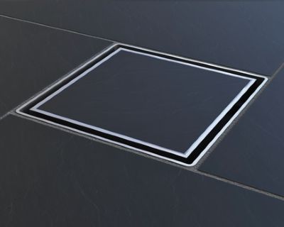 IMPEY Aqua-Dec Easy Fit 'Tiled Insert' 14mm Brushed Stainless Steel ...